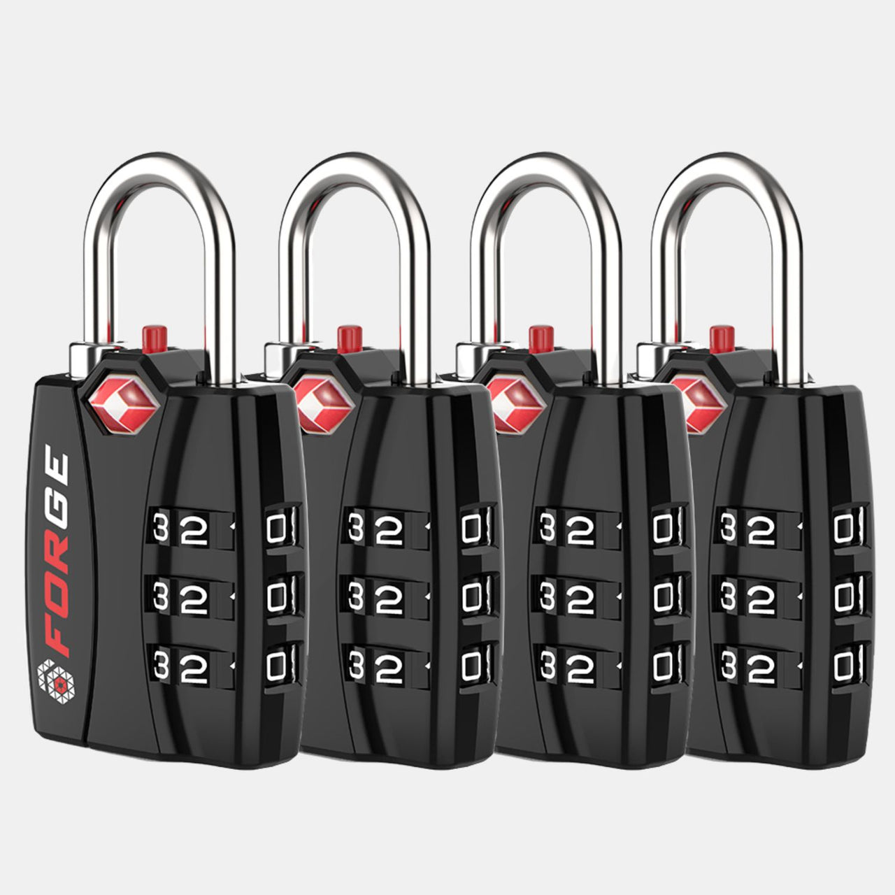 TSA Luggage Locks | 3-Digit Travel Security | Open Alert – Forge Life LLC