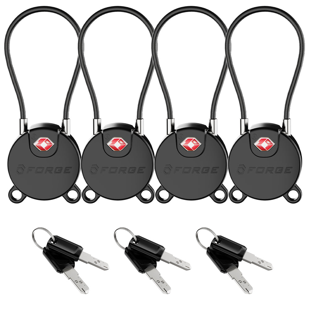 TSA Approved Luggage Locks, Ultra-Secure Dimple Key Travel Locks,TSA00 ...
